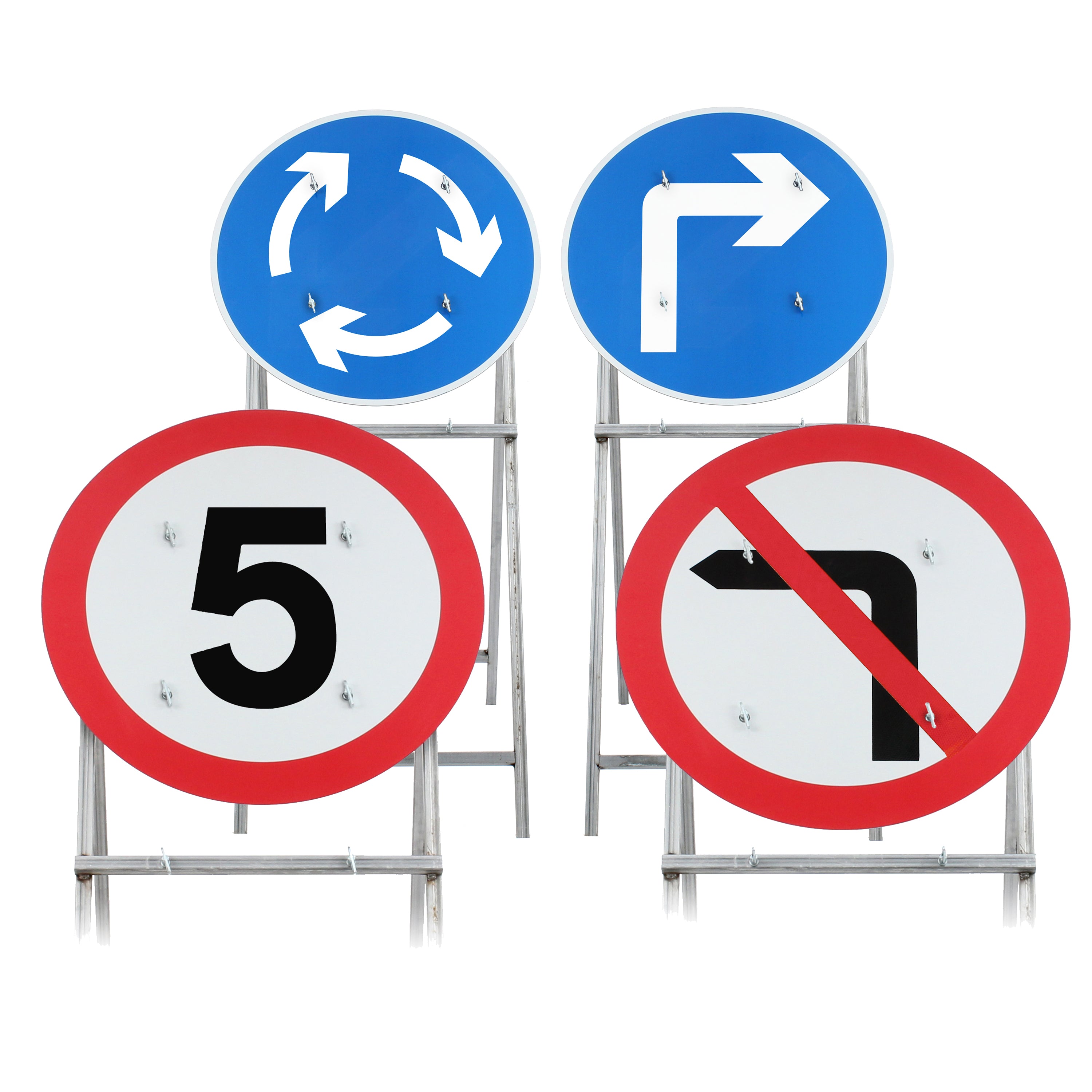 Circular Quick Fit Sign Faces | Available From Stock – Start Safety UK