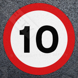Speed Limit Roundels | Buy From Stock Fast Delivery – Start Safety UK