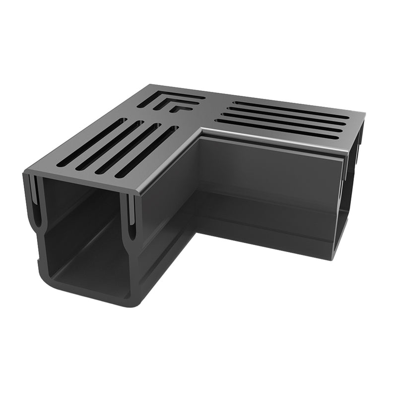 Alusthetic PVC Threshold Drain With Aluminium Grating Corner Connector ...