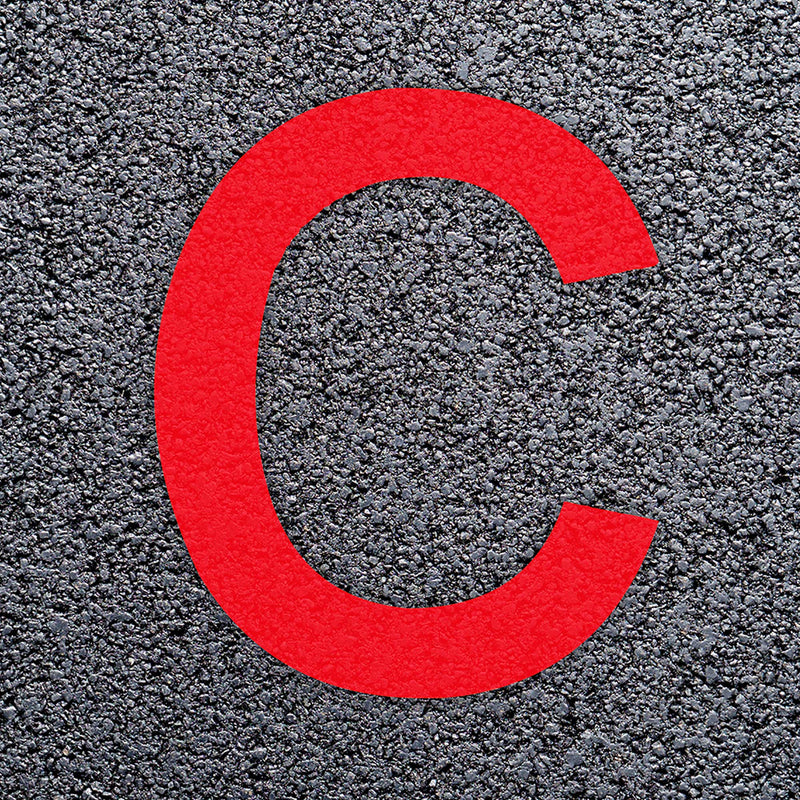 Preformed Thermoplastic Numbers & Letters - Road Markings - 100mm ...