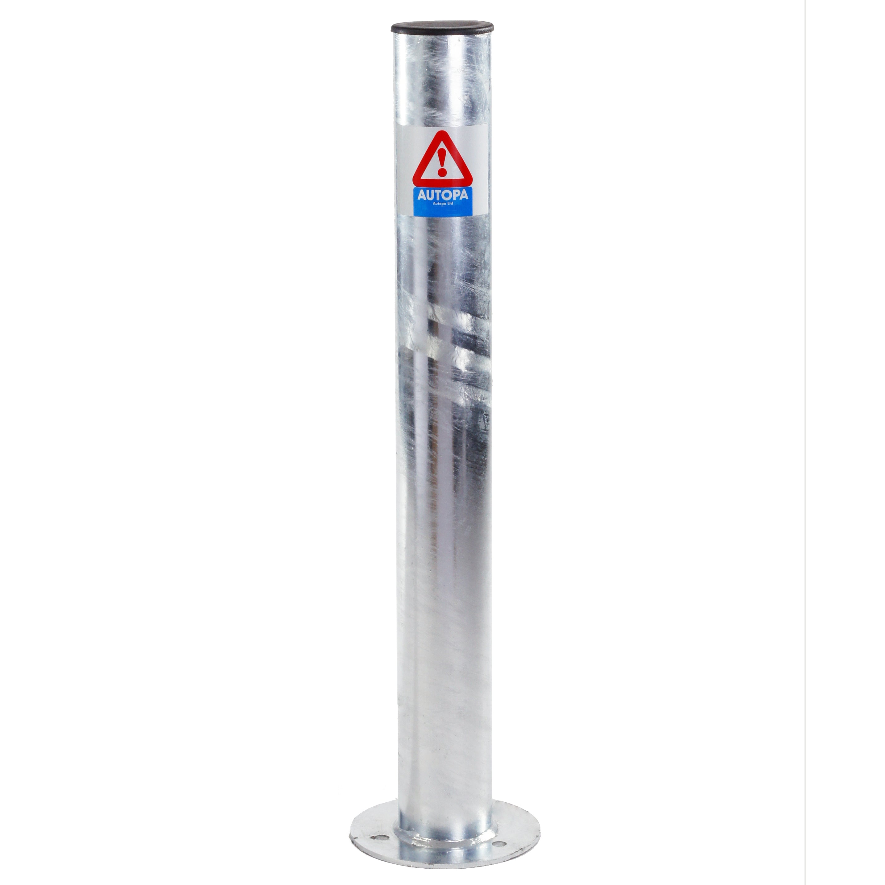 Fixed Parking Post 750mm Tall With Plastic Cap Top – Start Safety UK