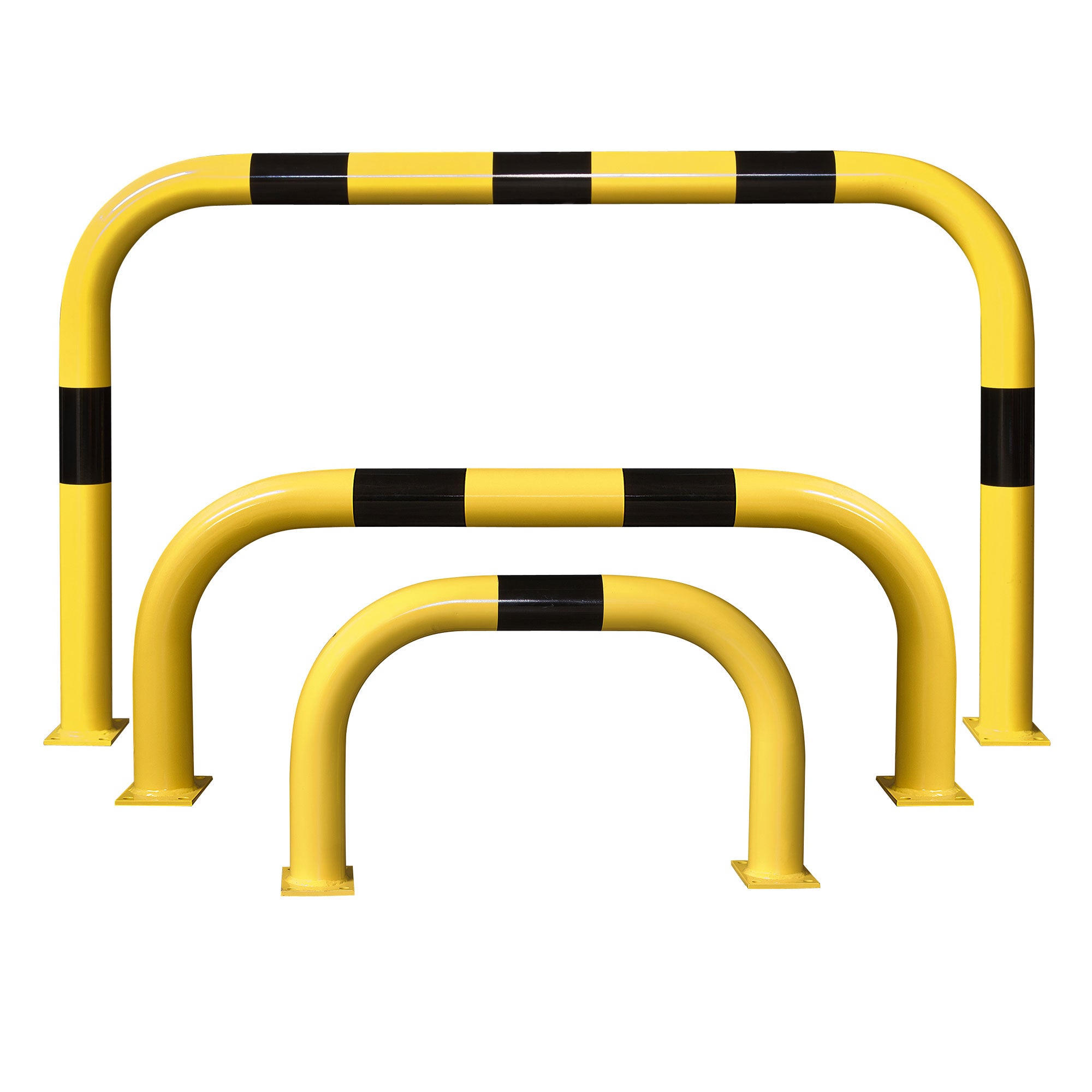 Black Bull XL Hoop Barrier Powder Coated Yellow - 108mm – Start Safety UK