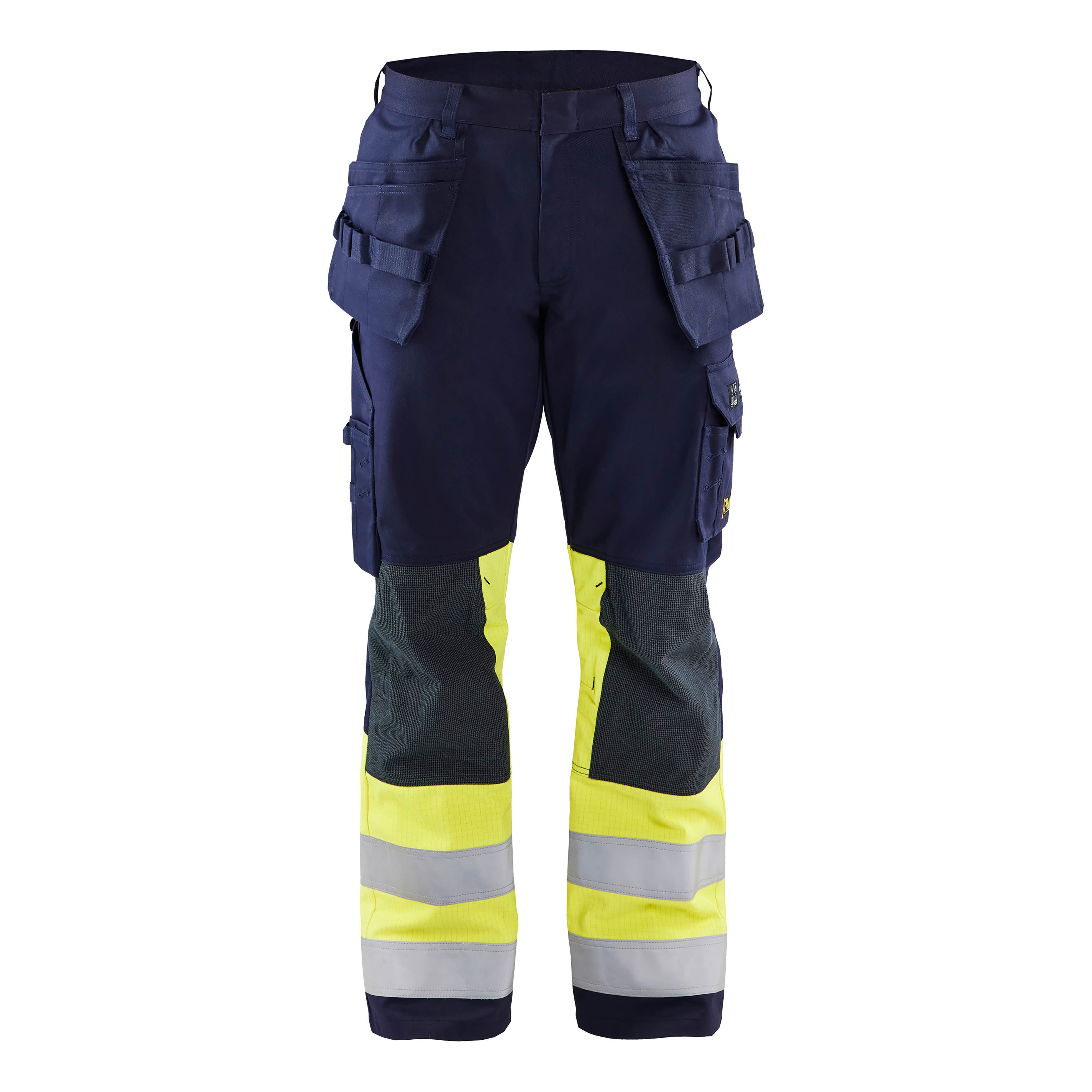 Blaklader 1479 Navy Blue/Hi-Vis Yellow Arc Flash & Fire Retardant ...