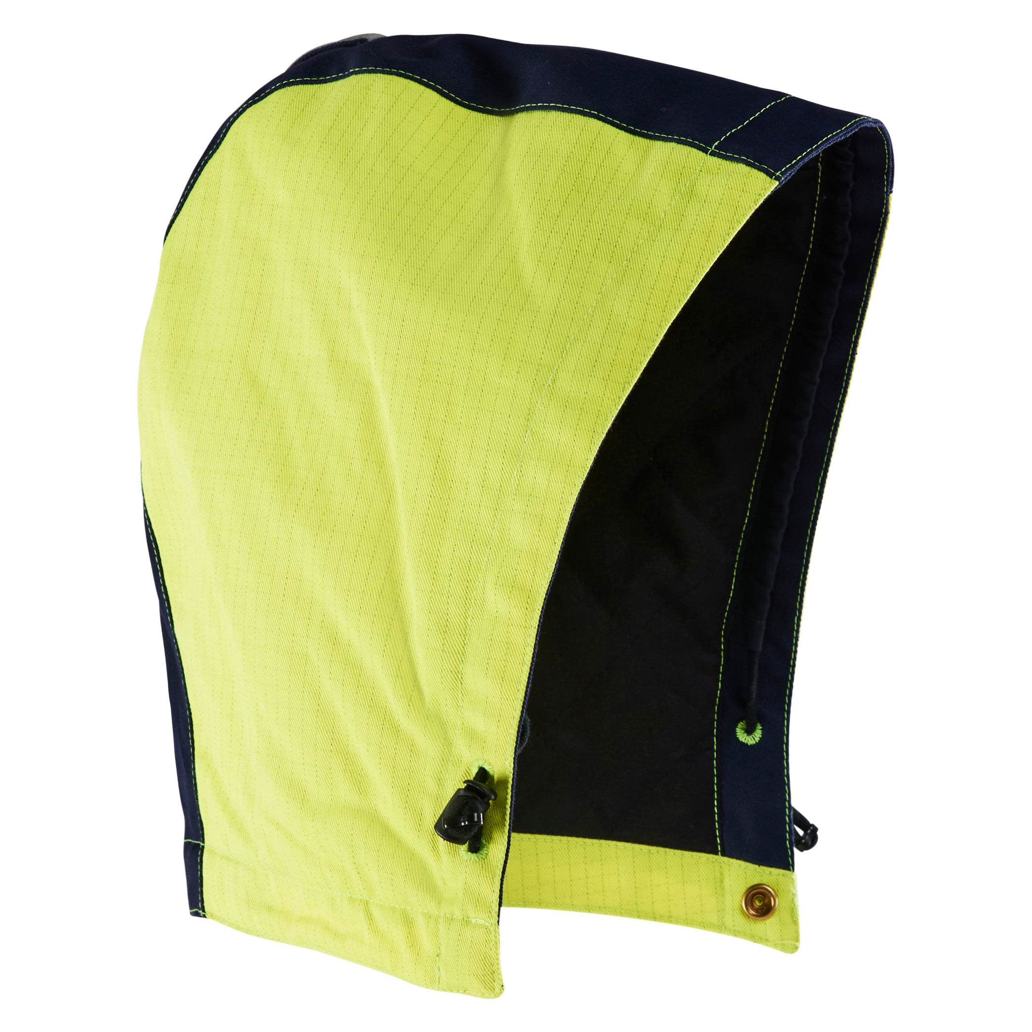 Blaklader 2169 Hi-Vis Yellow/Navy Blue Flame Resistant Winter Hood ...