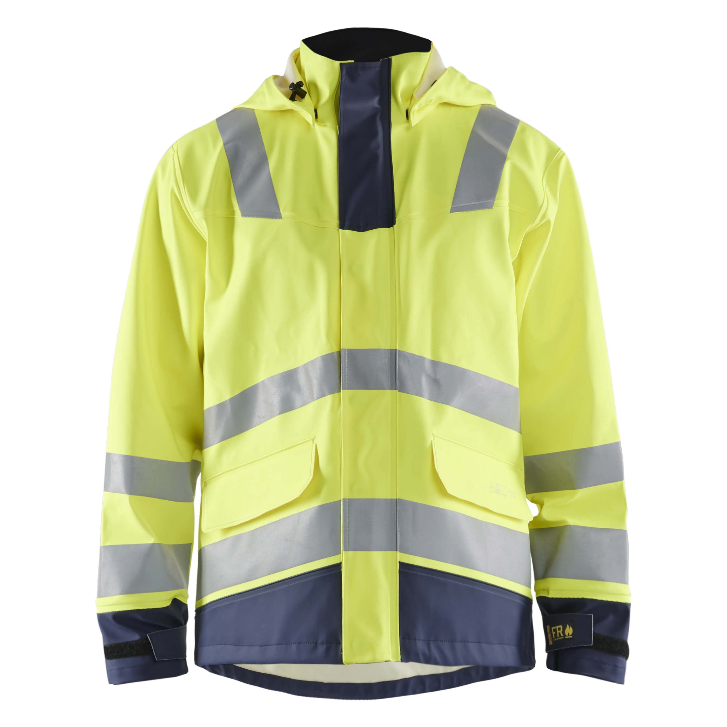 Blaklader 4313 Hi-Vis Yellow/Navy Blue Arc Flash & Fire Retardant ...