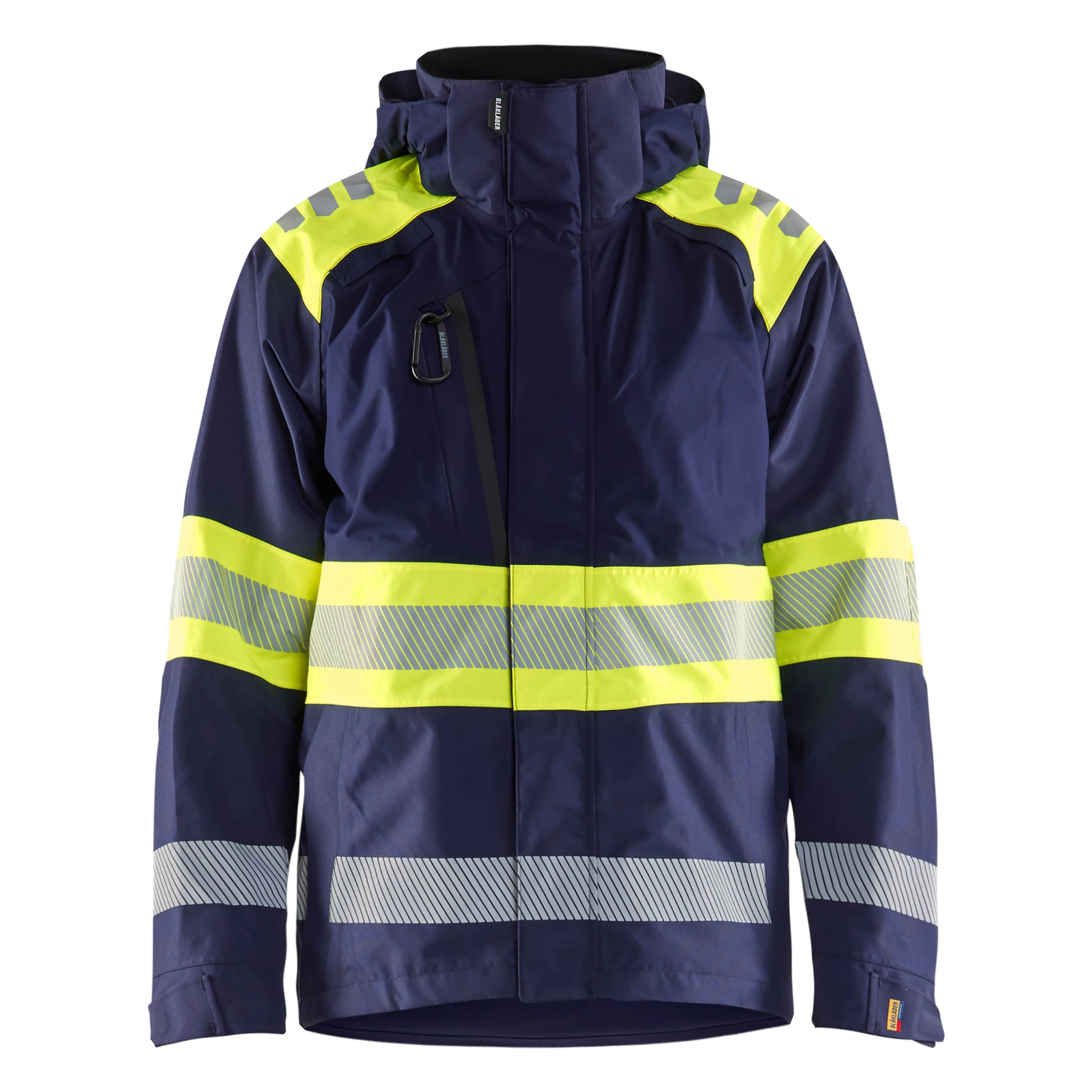 Blaklader 4420 Navy Blue/Hi-Vis Yellow Shell Jacket | Start Safety UK