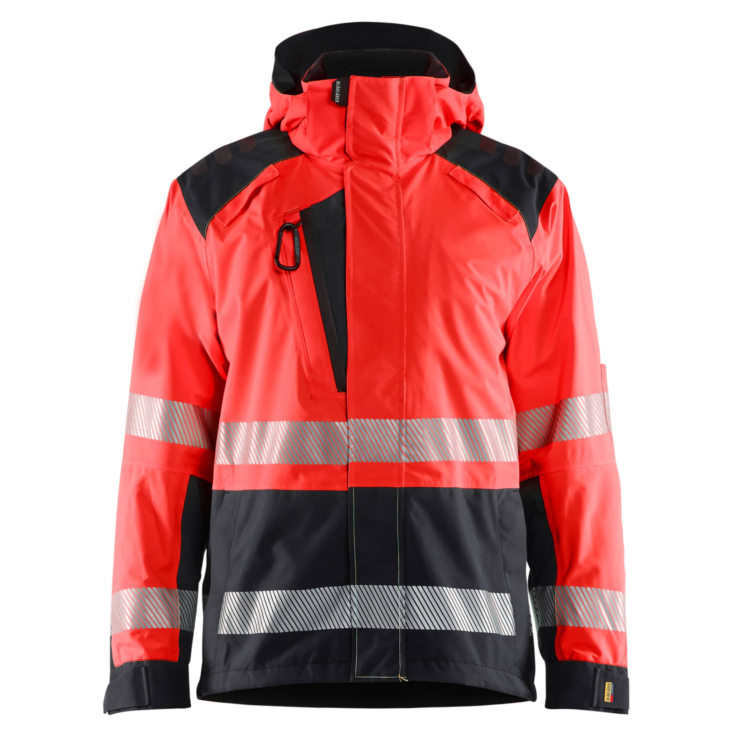 Blaklader 4435 Hi-Vis Red/Black Shell Jacket | Start Safety UK
