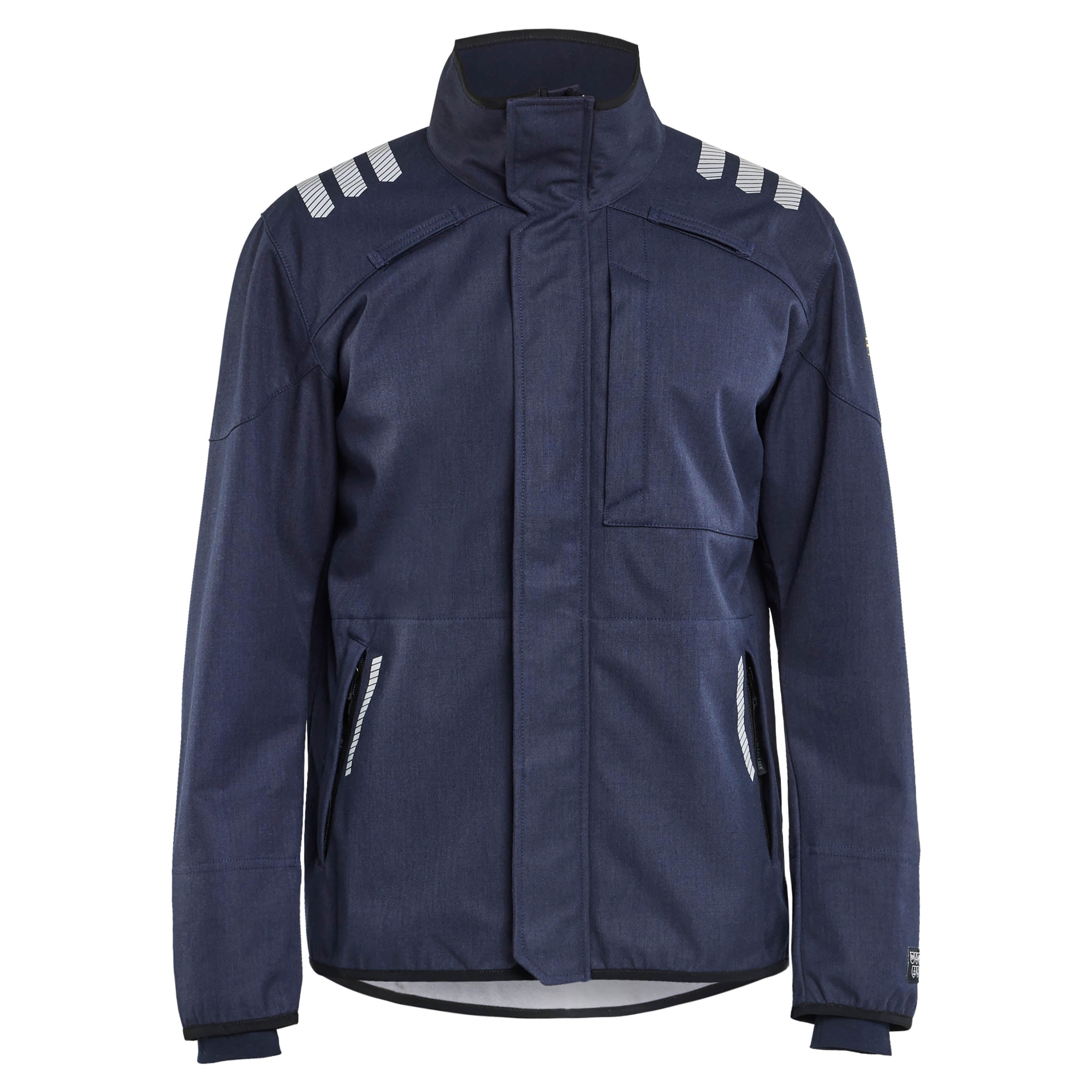 Blaklader 4447 Navy Blue Arc Flash & Fire Retardant Multinorm Softshell ...