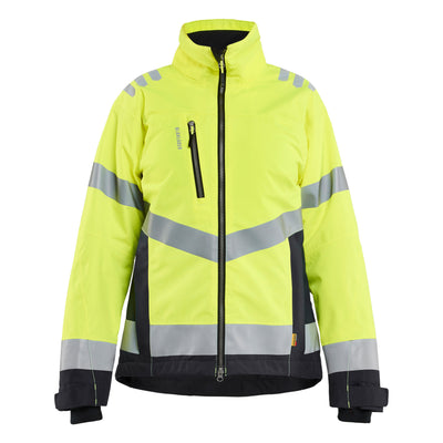 Blaklader 4762 Hi-Vis Yellow/Black Women's Lightweight Lined Winter ...
