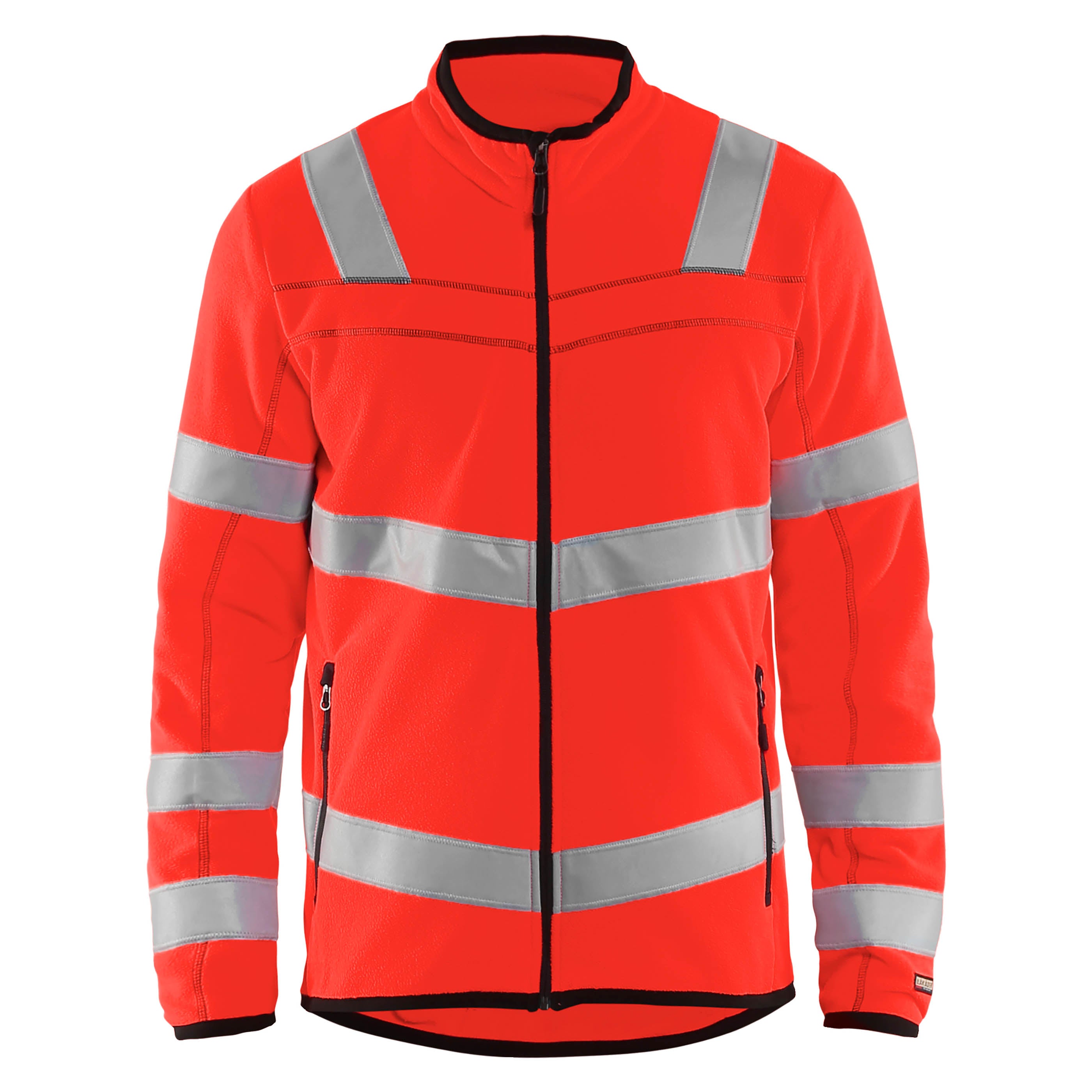 Blaklader 4941 Hi-Vis Red Microfleece Jacket | Start Safety UK