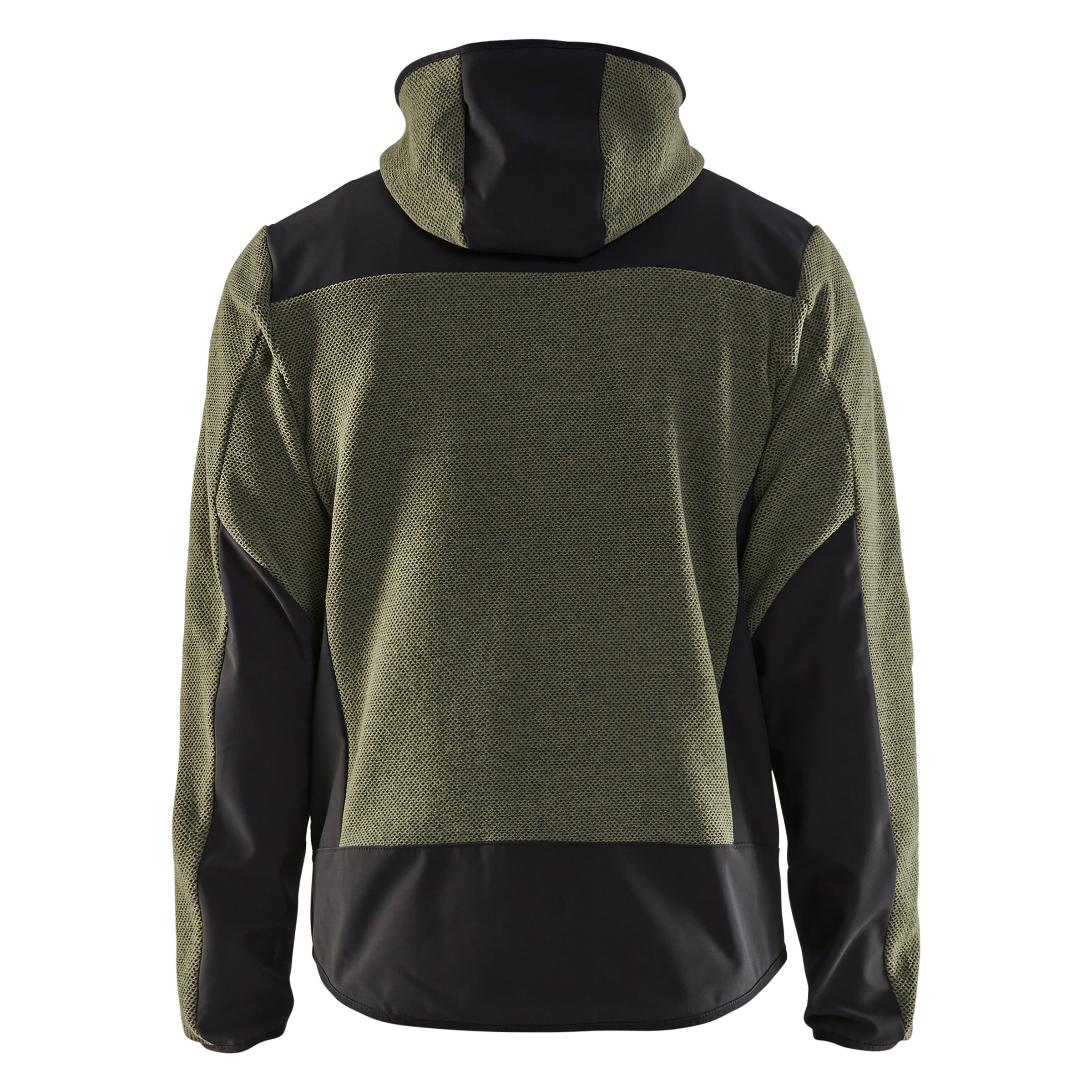 Blaklader 5940 Autumn Green/Black Knitted Jacket With Softshell | Start ...