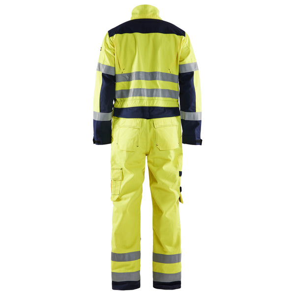Blaklader 6378 Hi-Vis Yellow/Navy Blue Arc Flash & Fire Retardant ...