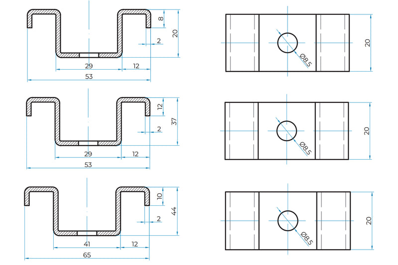Stainless Steel M Clip for GRP Grating | Start Safety UK