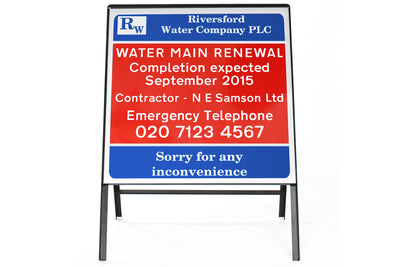 Courtesy & Information Boards | Fit to Walls or Barriers – Start Safety UK