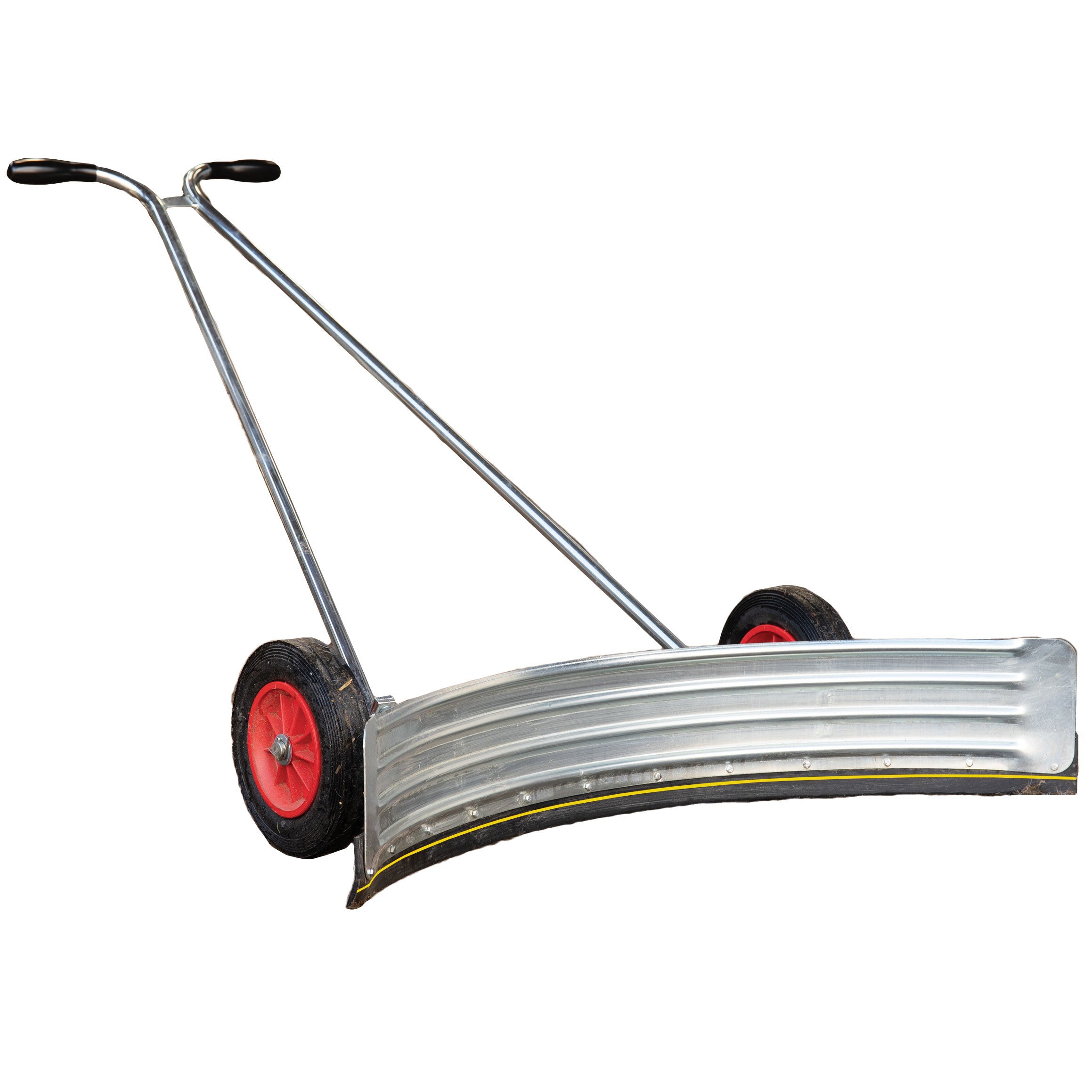 Red Stripe Curved Wheeled Yard Squeegee Scraper - Dub'l-lif – Start ...