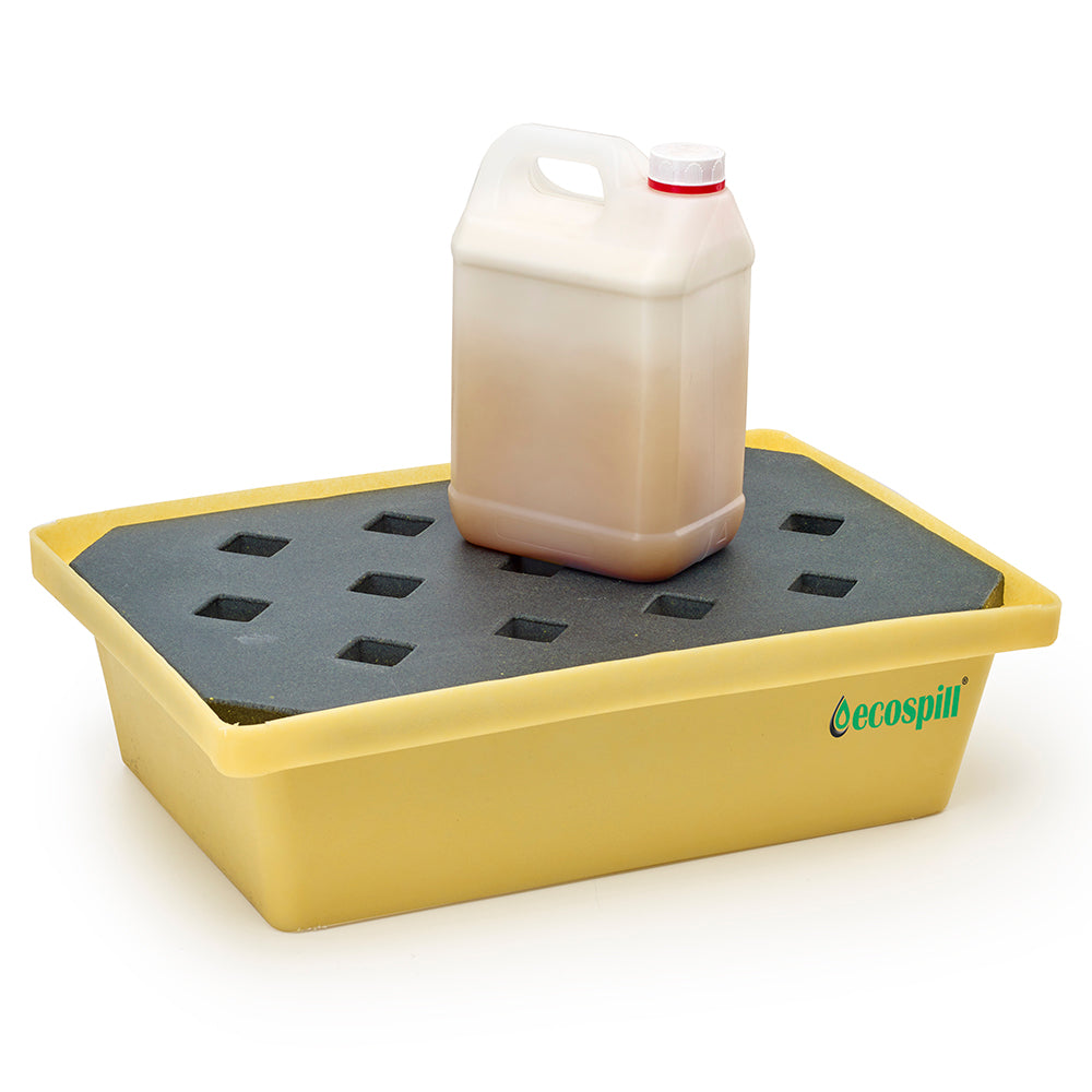 Ecospill 20L Recycled PE Spill Tray with Grate | Start Safety UK