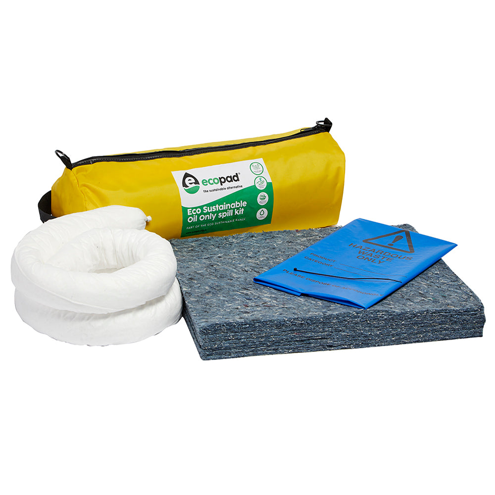 Ecospill Eco Sustainable 20L Oil Only Spill Response Kit in Vinyl ...