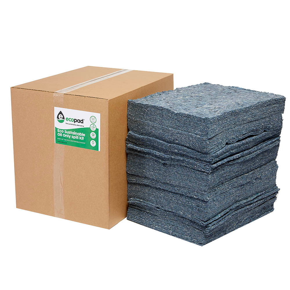 Ecospill Eco Sustainable Oil Only Pads 50 x 40cm (Pack of 100) | Start ...