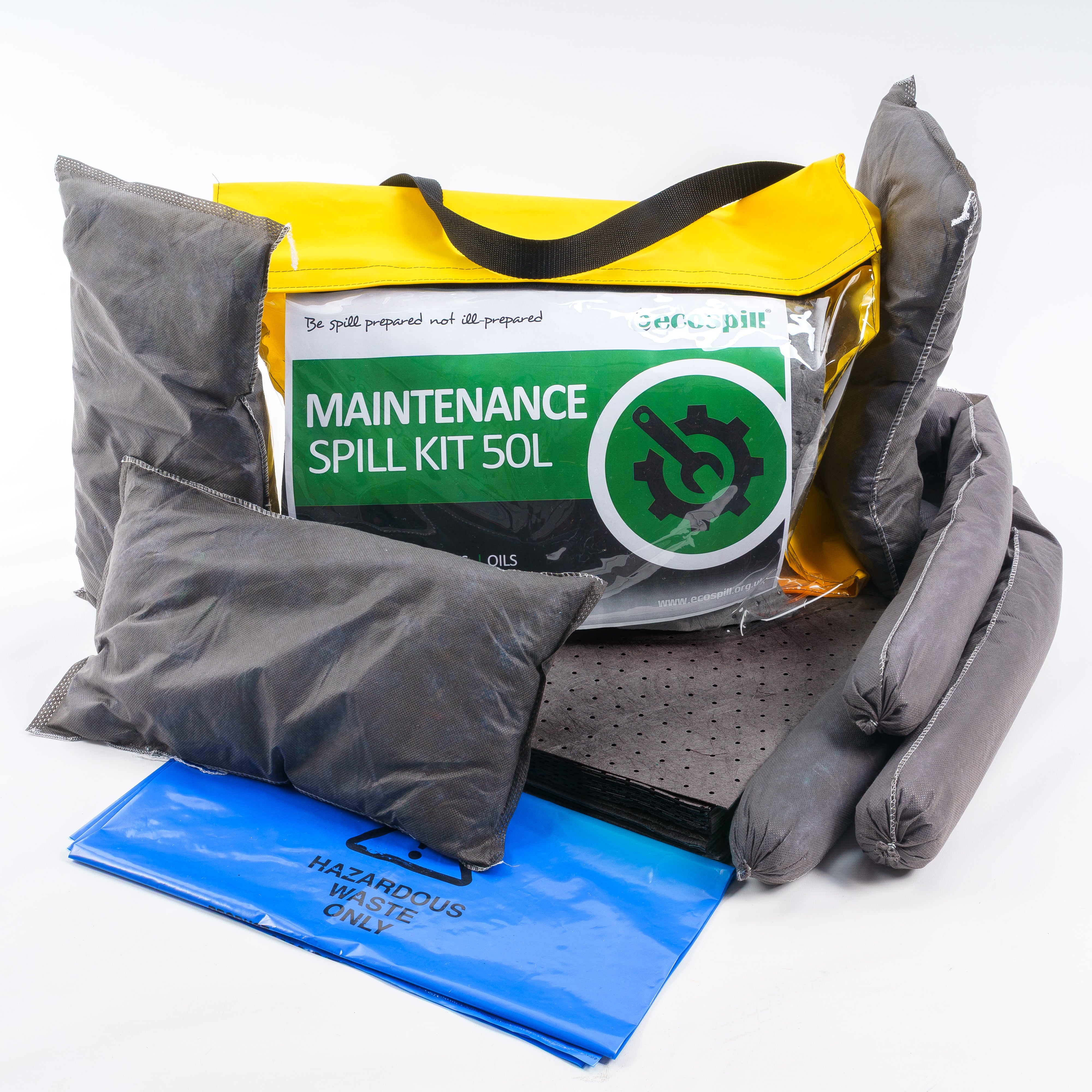 Ecospill 50L Maintenance Spill Kit Vinyl Holdall | Start Safety UK