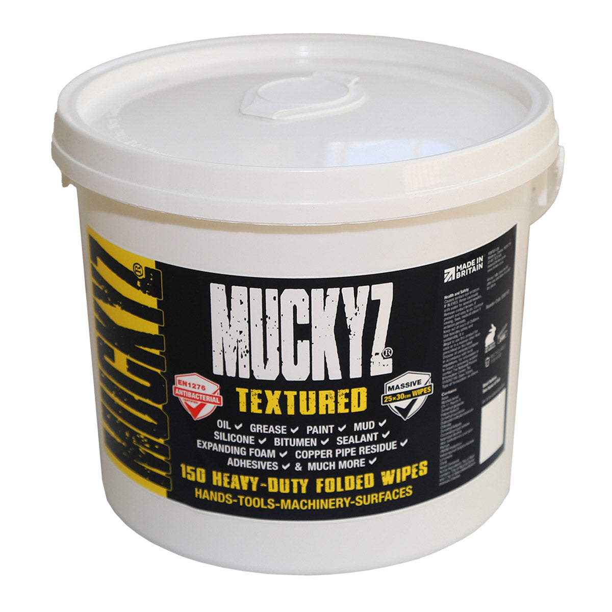 Fentex Muckyz 150x Heavy Duty Large Textured Hand & Tool Wipes 3 Litre ...