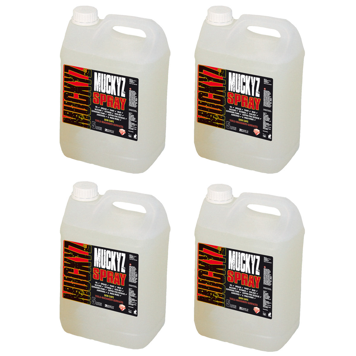 Fentex 5 Litre Pack of MUCKYZ Spray Solution (Full Box of 4) | Start ...