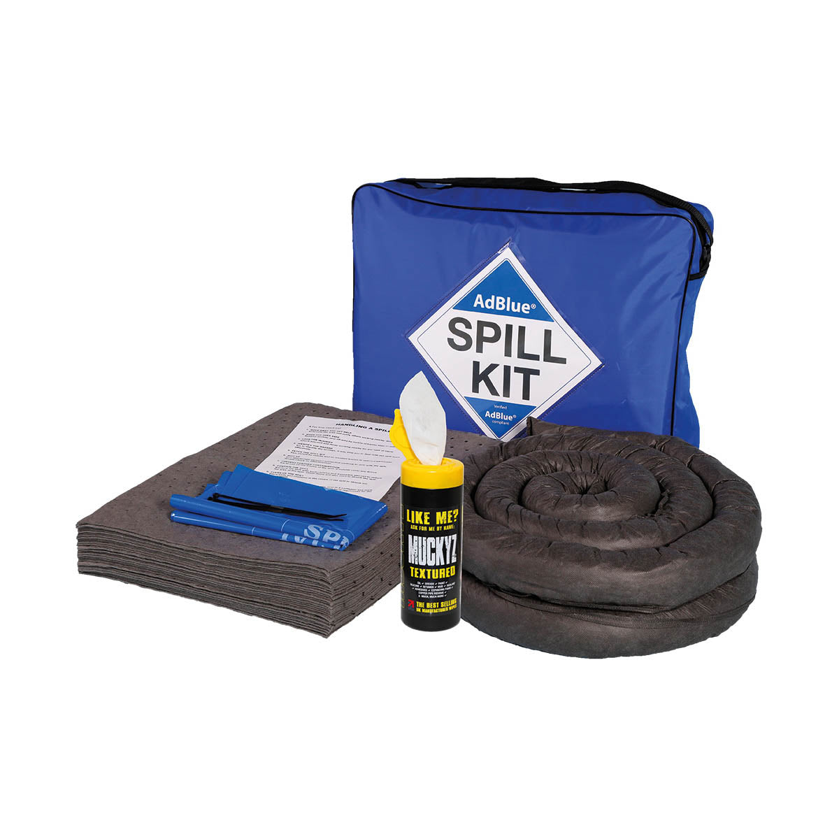Fentex 50 Litre AdBlue spill kit in blue shoulder bag | Start Safety UK