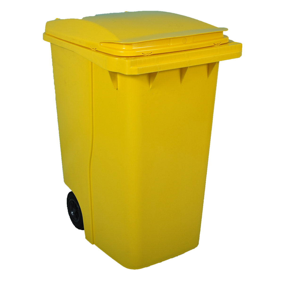 Fentex Empty 360 Litre Wheelie Bin: Yellow | Start Safety UK