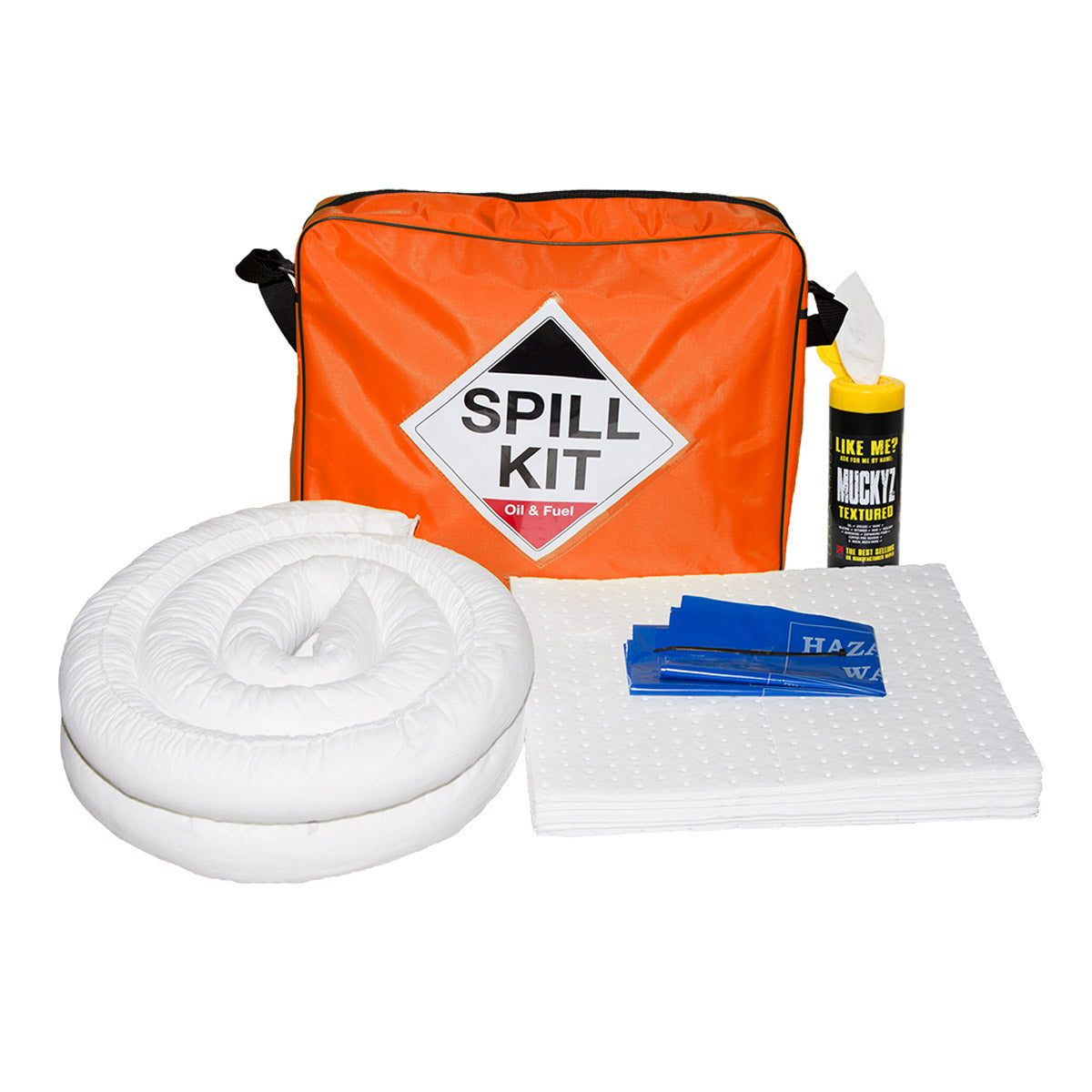 Fentex Oil and Fuel Kit in Orange PVC Bag 40L | Start Safety UK