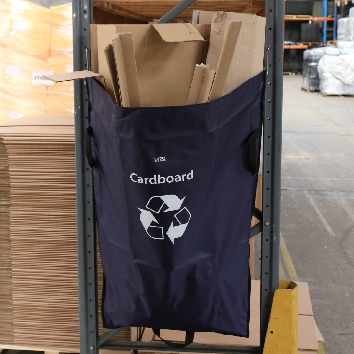 Fentex Tidy Sack Cardboard made in BLUE vinyl | Start Safety UK