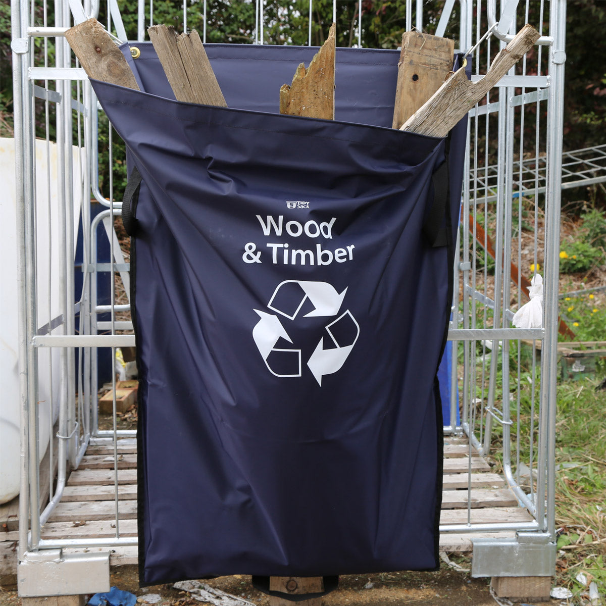 Fentex Tidy Sack Wood and Timber made in BLUE vinyl | Start Safety UK