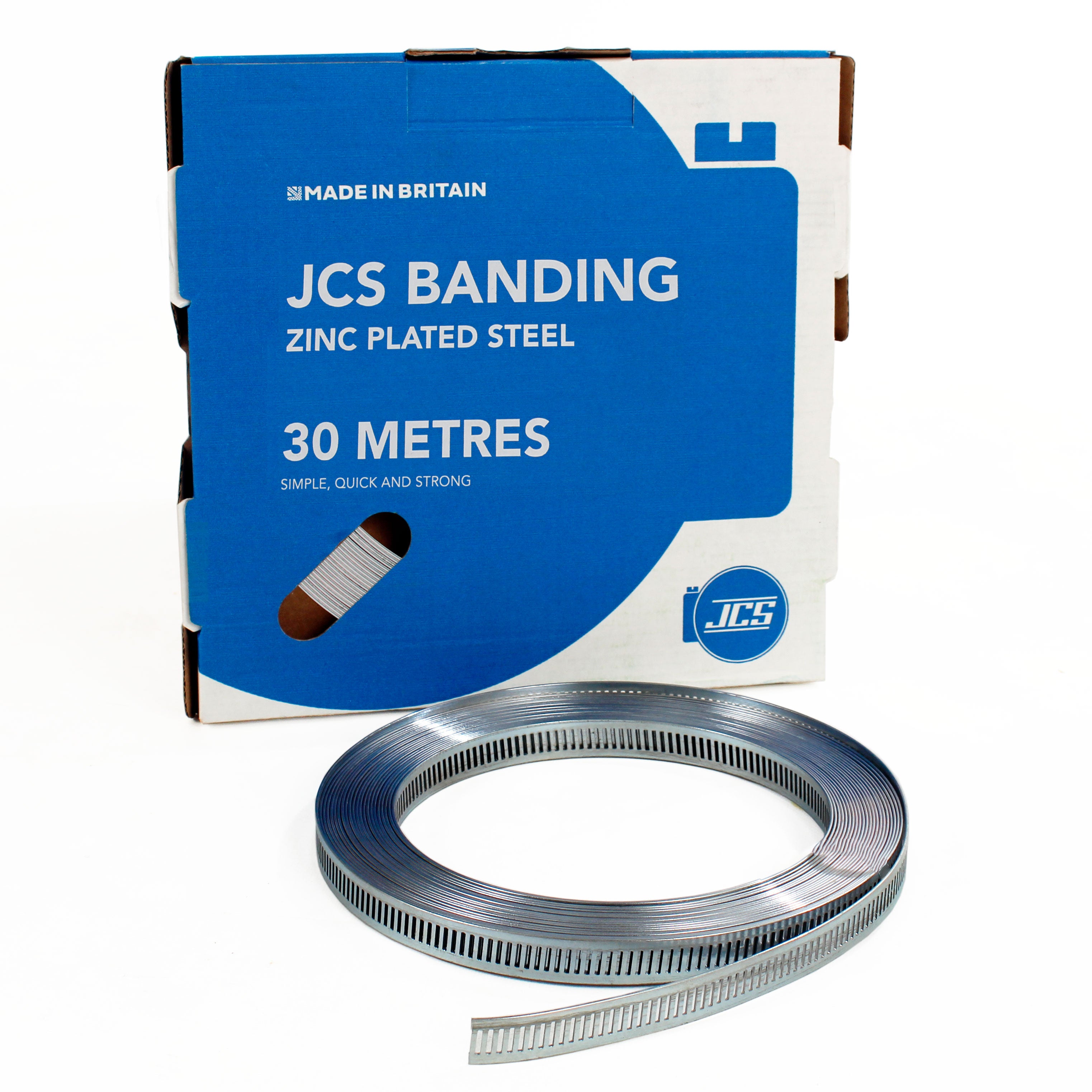 JCS Hi-Torque Banding Zinc Plated Steel (Multiple Sizes) – Start Safety UK