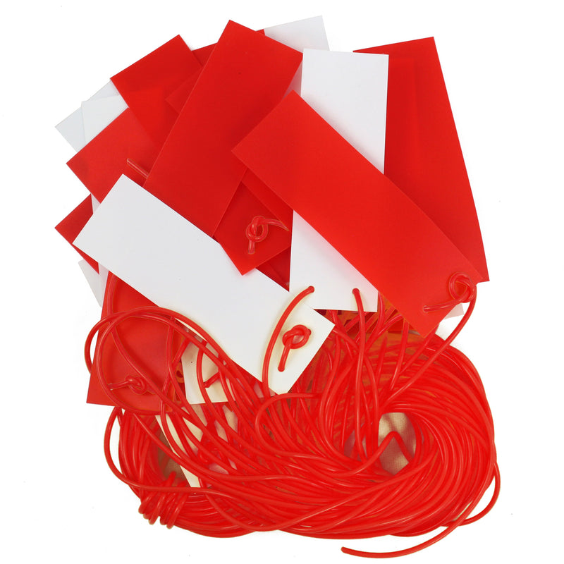 26 Metre Red & White Safety Rope Pendant Bunting – Start Safety UK