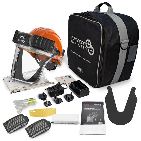 JSP PowerCap Infinity Purifying Respirator | Full Face & Head ...