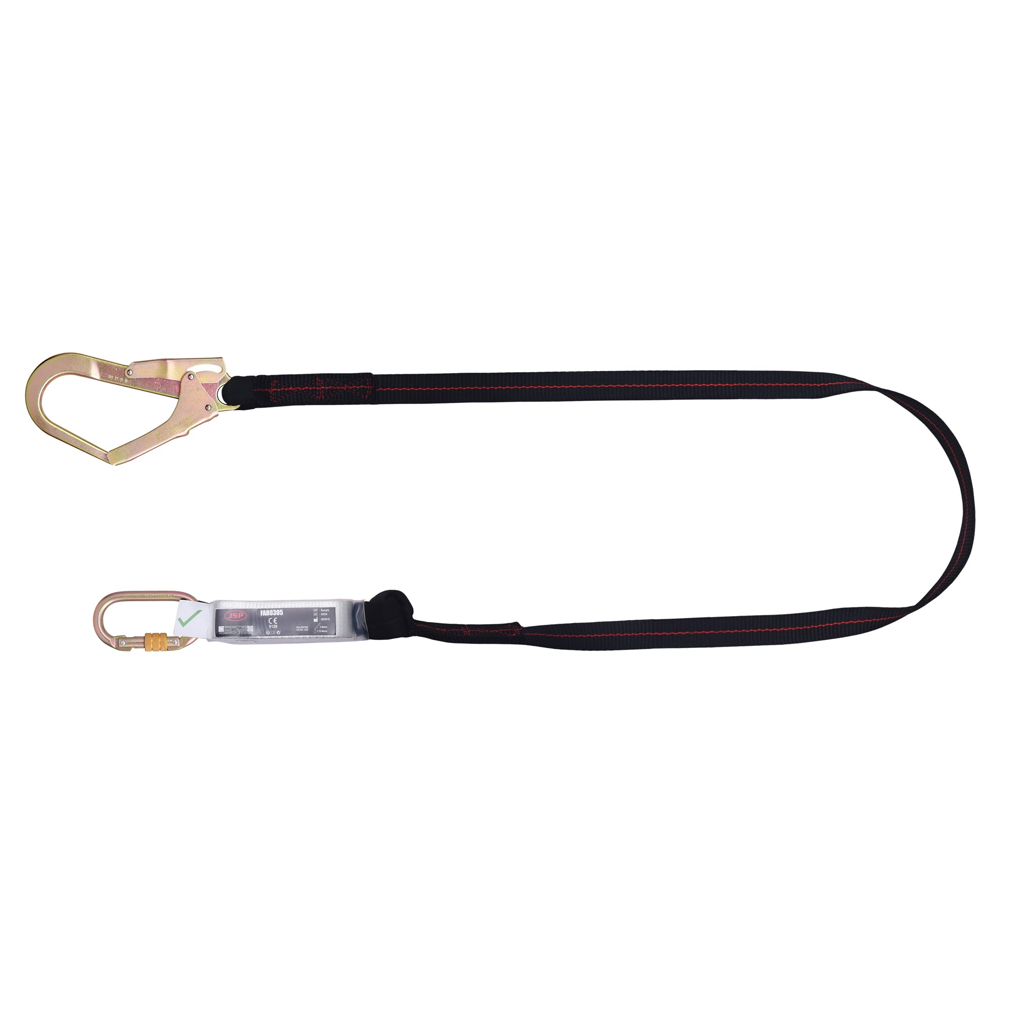 JSP Spartan 2m Fixed Single Fall Arrest Lanyard – Start Safety UK