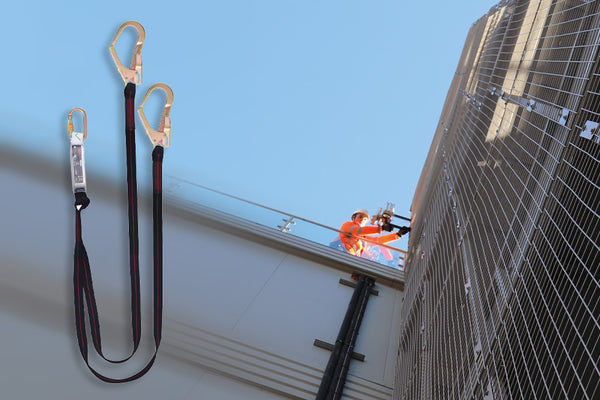 JSP Spartan 2m Twin Fall Arrest Lanyard | FAR0307 – Start Safety UK