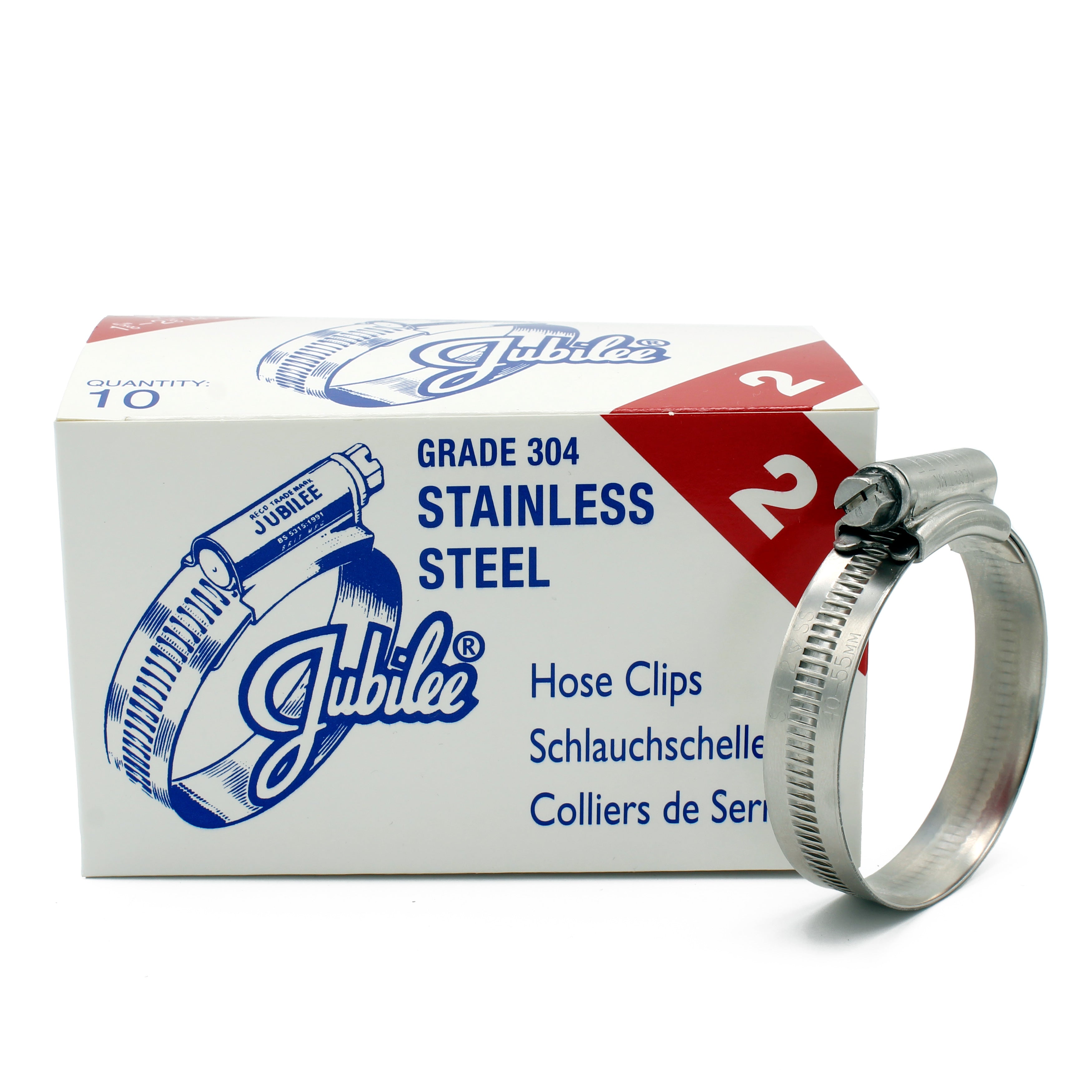 Jubilee Original Range Stainless Steel Hose Clip – Start Safety UK