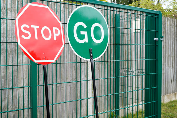Stop-Go Lollipop Signs | Next-Day Delivery | Start Safety UK