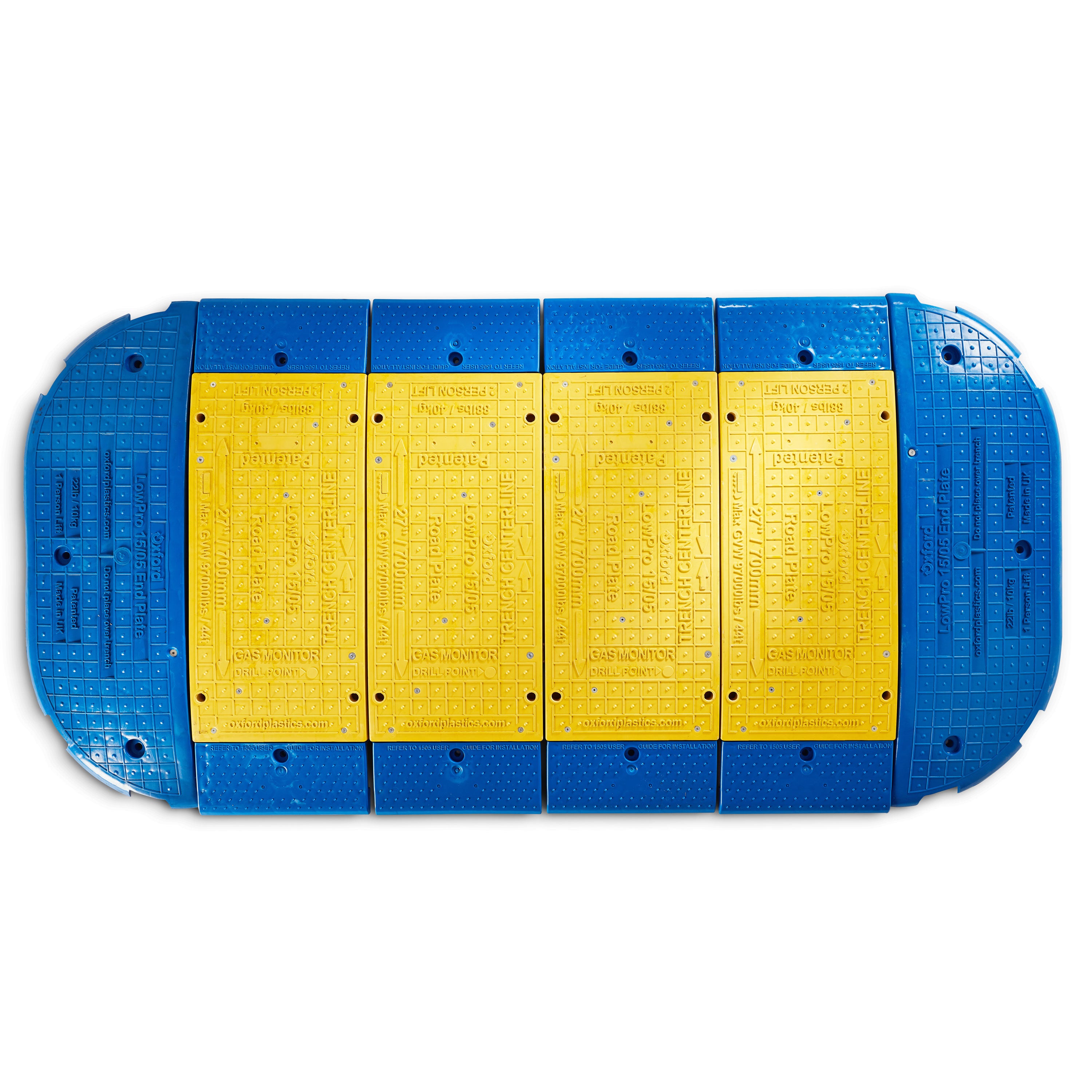GRP Road Plates, LowPro 1505 Modular Heavy Duty For 700mm Trenches ...