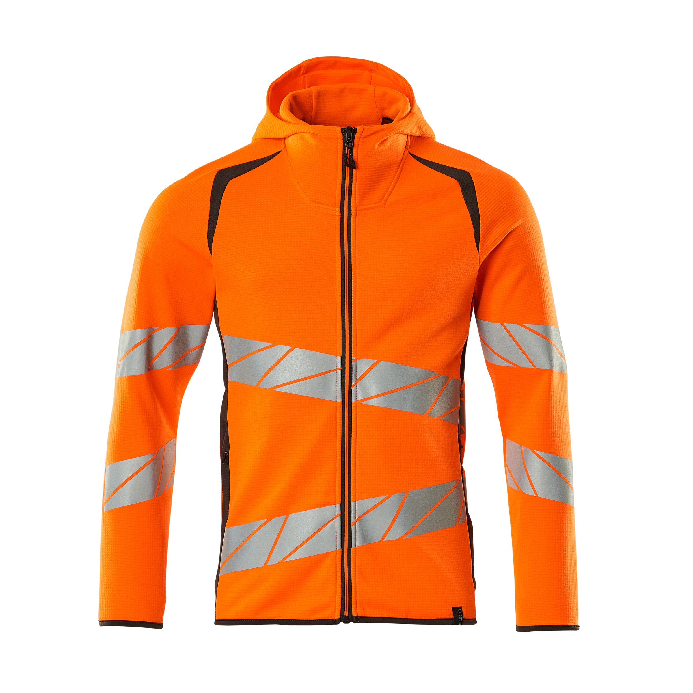 Mascot Accelerate Safe 19284-781-1418 Hoodie With Zipper - Hi-Vis ...