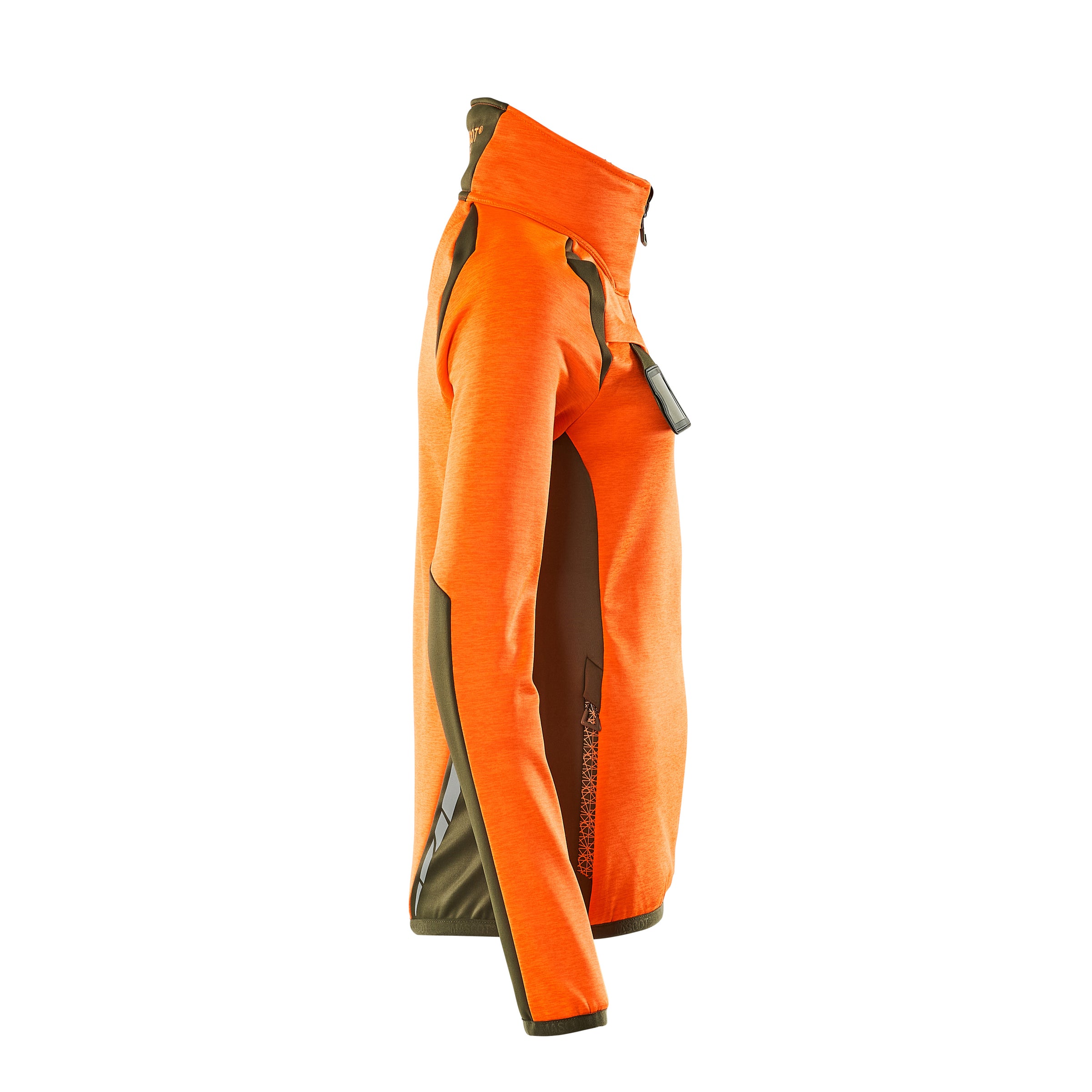 Mascot Accelerate Safe 19453-316-1433 Fleece Jacket With Zipper - Hi ...