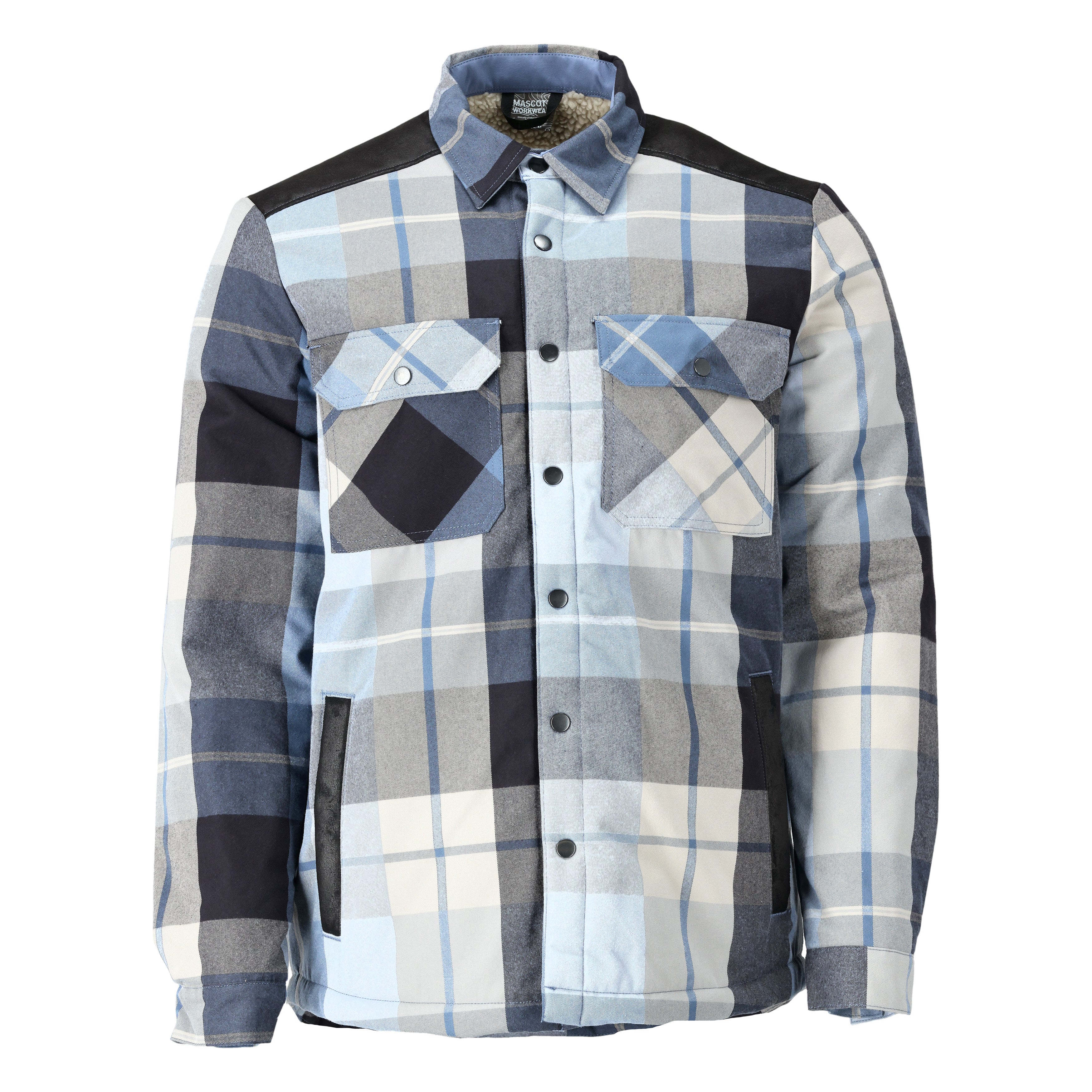 Mascot Customized 23104-446-199 Shirt With Pile Lining - Dark Navy ...