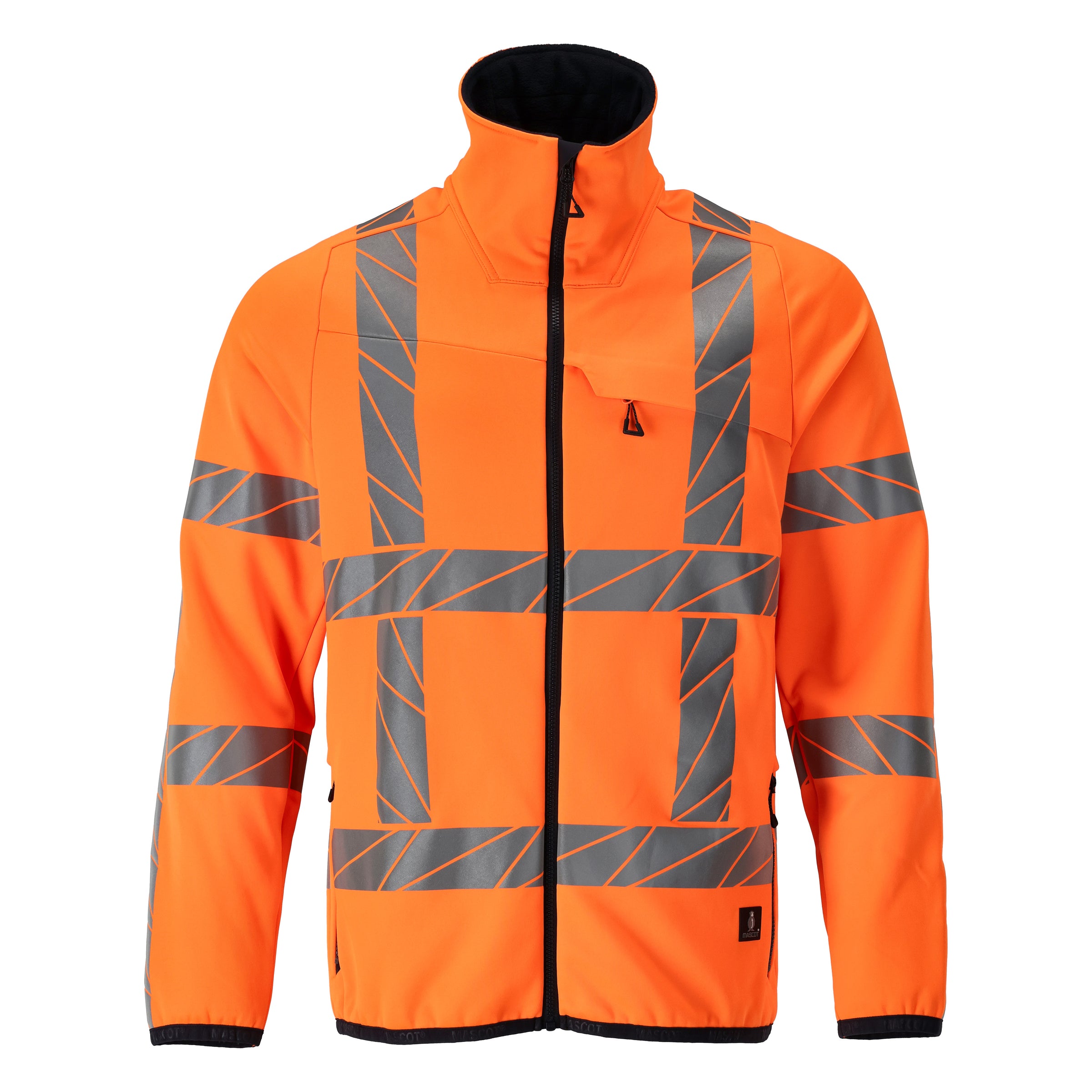 Mascot Accelerate Safe 24103-315-14 Fleece Jacket With Zipper - Hi-Vis ...