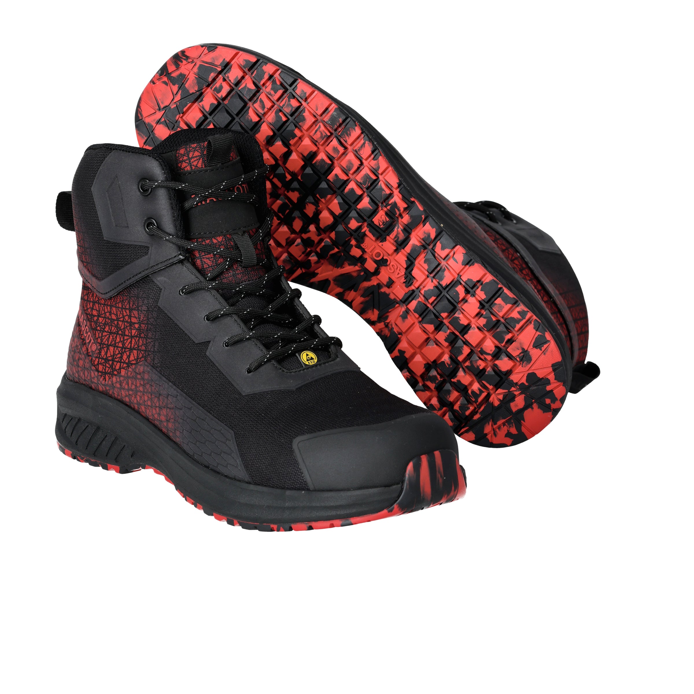 Mascot Footwear Accelerate F1503-909-09202 Safety Boot - Black/Traffic ...