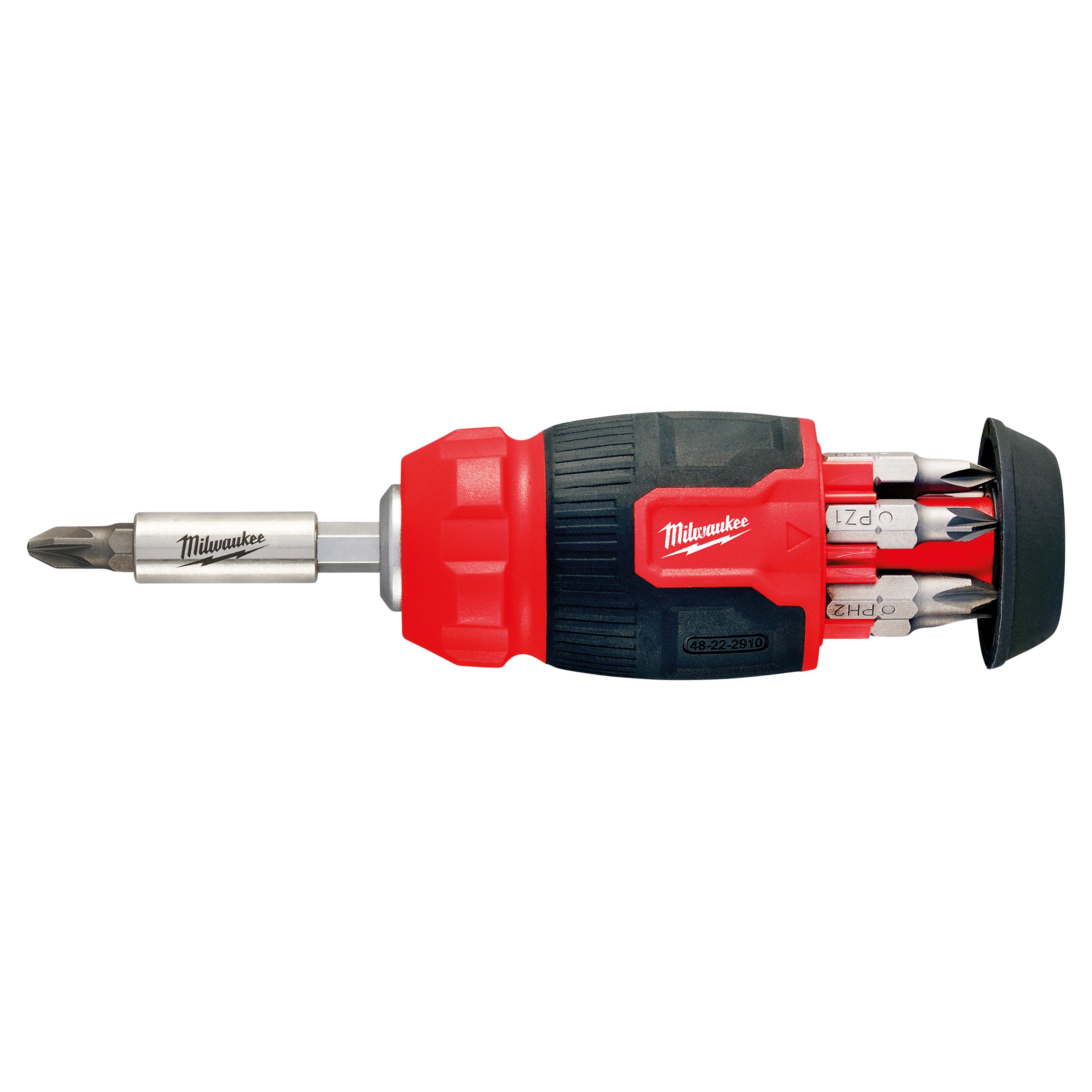 Milwaukee 8-in-1 Compact Multi-Bit Ratchet Screwdriver | Start Safety ...