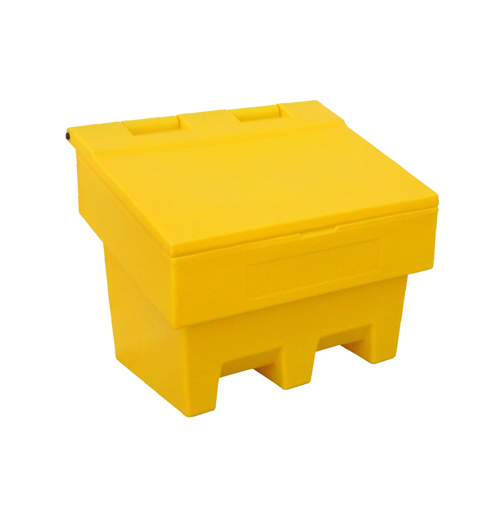 100 Litre Grit Bin, Small Yellow With Forklift Slots, Easy Stacking ...