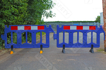 Blue Safety Barriers | Start Safety UK