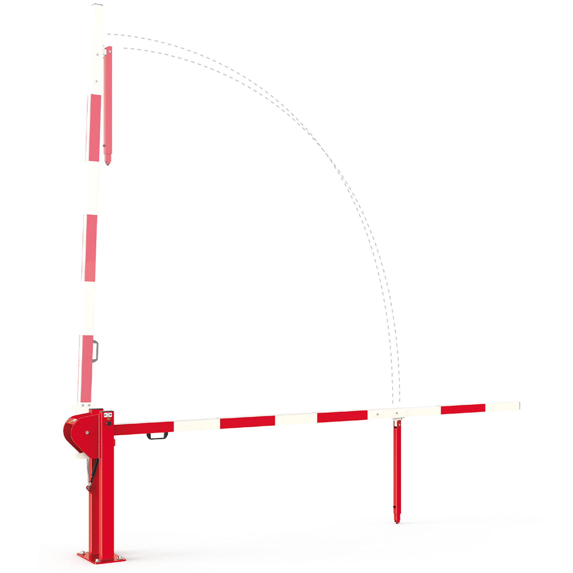 Universal Boom Barrier With Gas Cylinder Assist System & Stabilizing ...