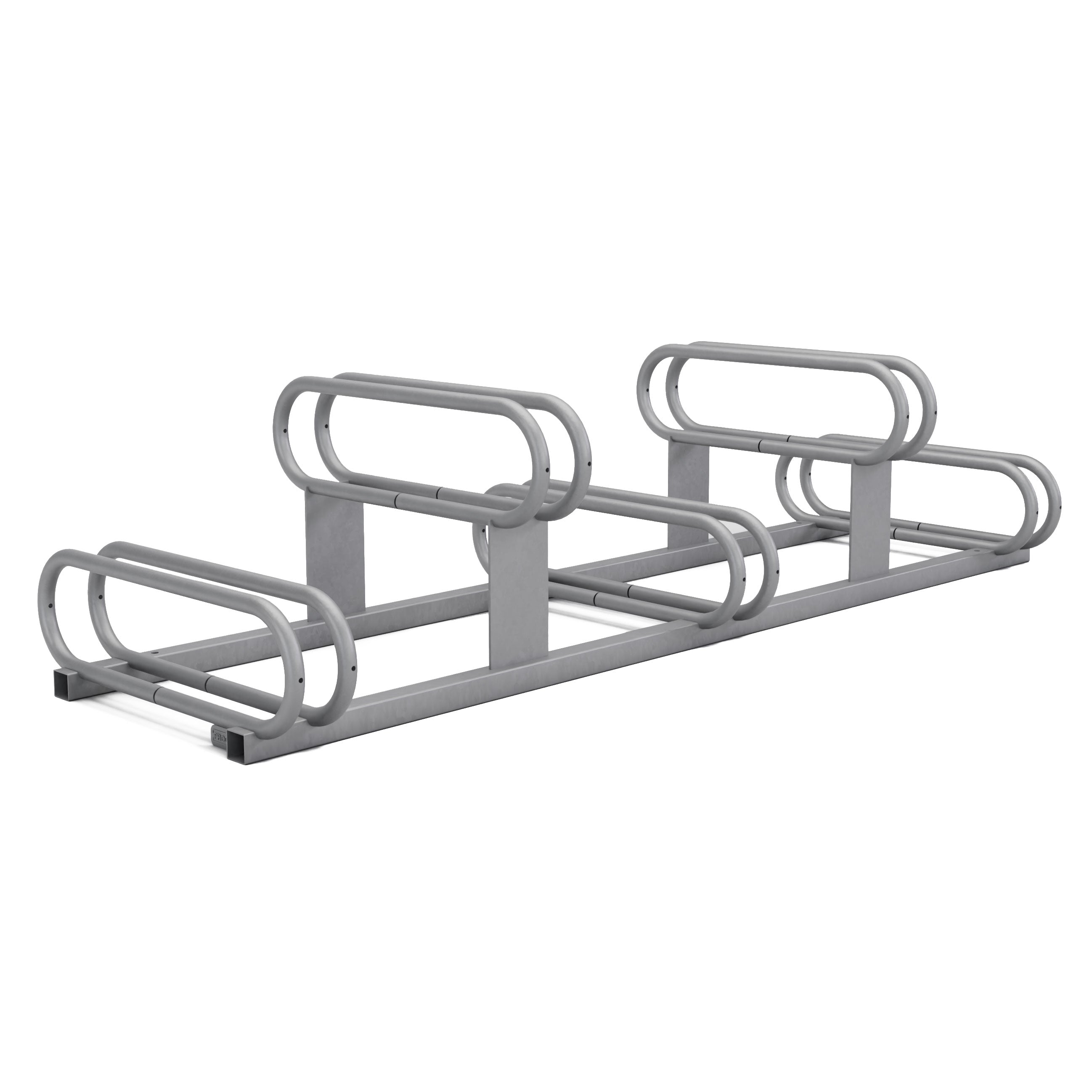 High Low Double Sided Bicycle Rack Galvanised Start Safety UK