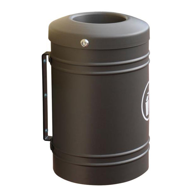 Procity 40L Wall or Post Mounted Litter Bin – Start Safety UK