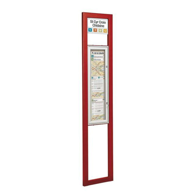 Procity Milan Freestanding Bus Stop Sign – Start Safety UK